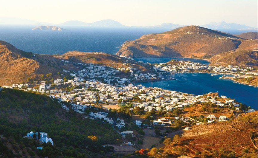 Ξενάγηση στην ύπαιθρο με τη Χώρα και το Σπήλαιο της Αποκάλυψης