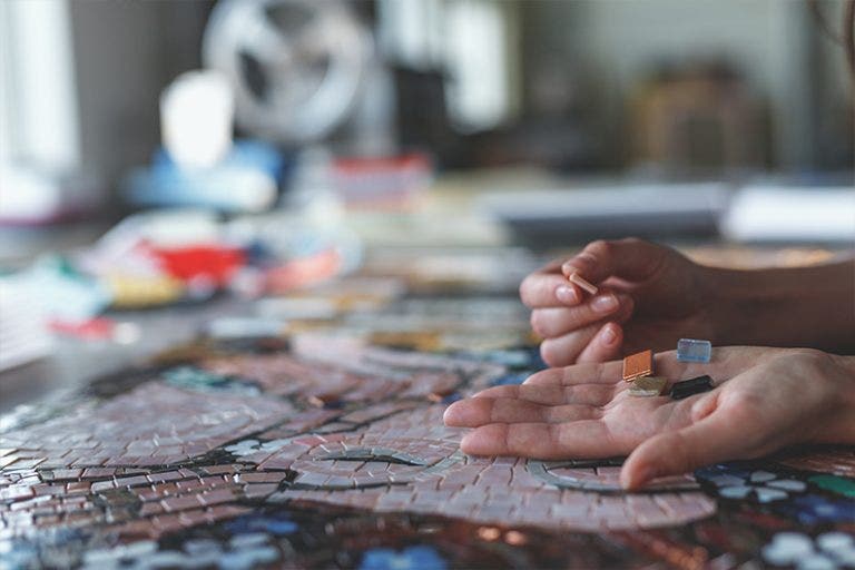 The beautiful art of mosaic making - Celestyal Cruises